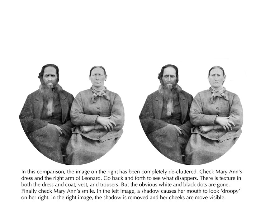 Leonard Higdon & Mary Ann McClure, clothes de-clutter finished plus ...