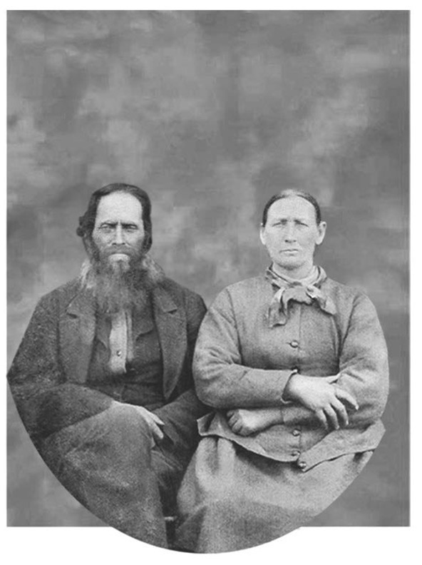 Leonard Higdon & Mary Ann McClure, 2nd step - background post ...