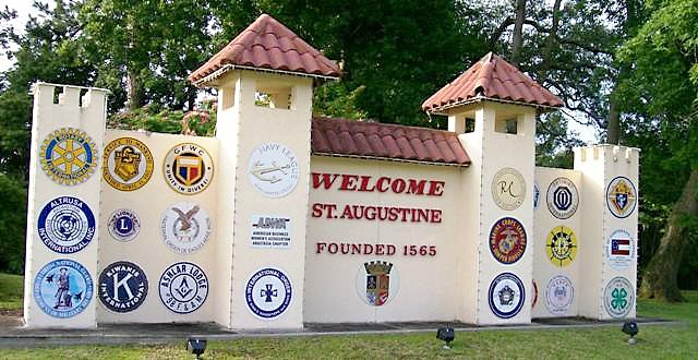 Welcome to St. Augustine Sign | Higdon Family Association